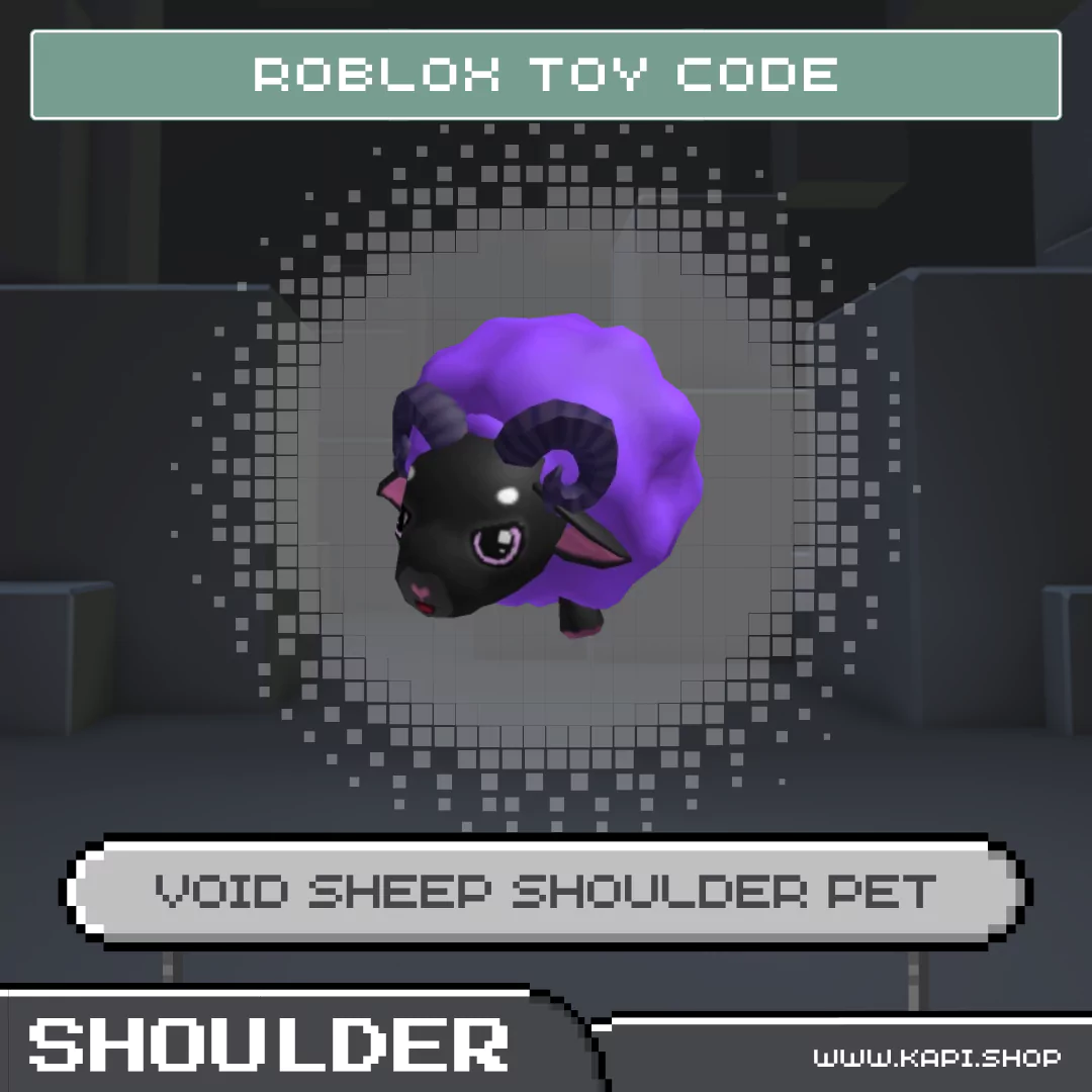 โค้ดเกม Roblox - Void Sheep Shoulder Pet