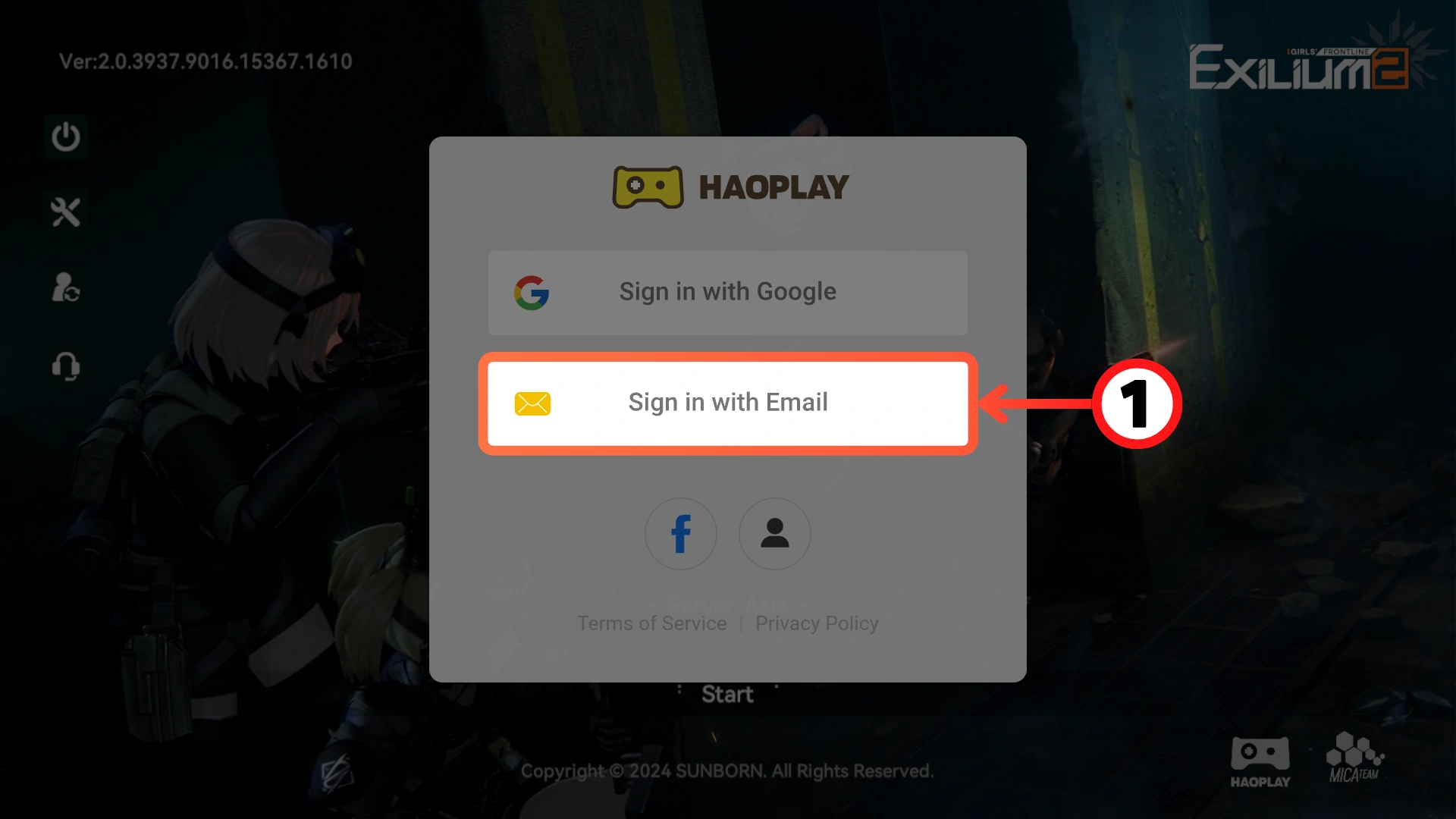 GIRLS' FRONTLINE 2: EXILIUM (Global) - วิธีเข้าสู่ระบบผ่านอีเมล แ…