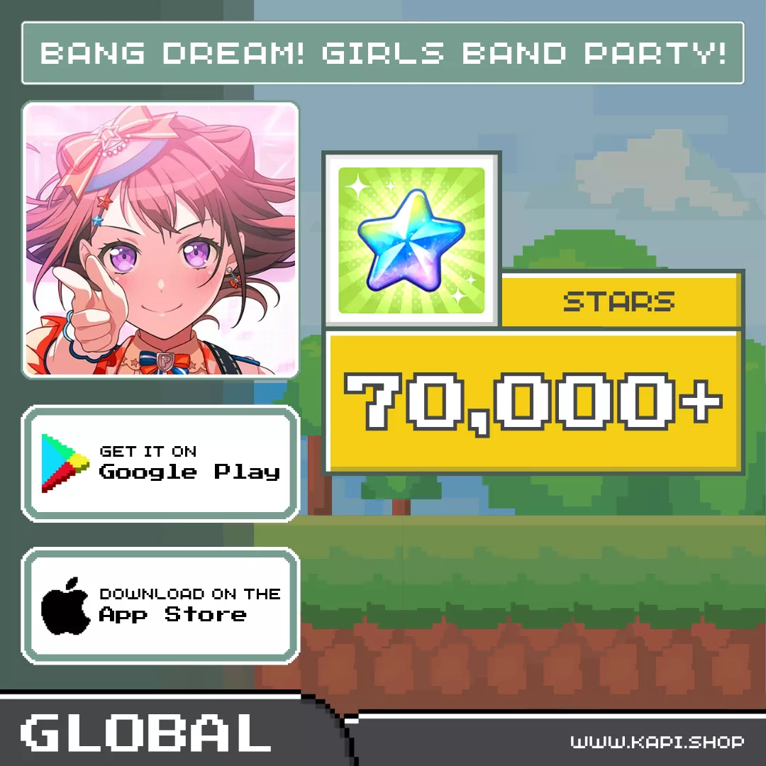 ไอดี BanG Dream! Girls Band Party! (Global) - 70,000+ Stars