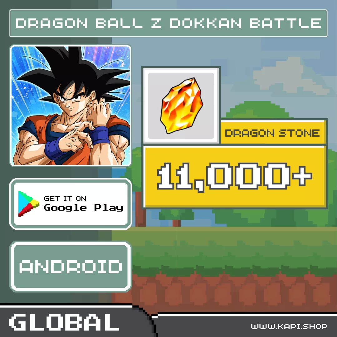 ไอดี DRAGON BALL Z DOKKAN BATTLE (Global-Android) - 11,000+ Dragon Stone